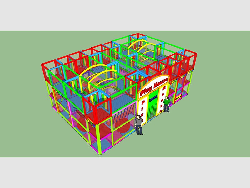 Modello Playground 3D per ludoteca - Fabbrica italiana F.lli RE